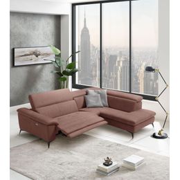 Ecksofa Egoitaliano, B:272cm H:96cm T:203cm, braun, Wohnzimmer, Sofas, "Martine, Multifunktionssofa mit Komfortfunktionen, edel und bequem", mit