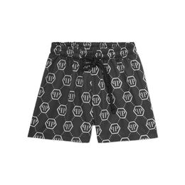 Philipp Plein Jungen Badehose "Monogram"02, schwarz, Gr. 6, Obermaterial: 100% Polyester, Badehosen