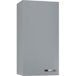 H&auml;ngeschrank KOCHSTATION, B:45cm H:89,6cm T:34,9cm, grau, K&uuml;che, Schr&auml;nke, "KS-Cara", Breite 45 cm
