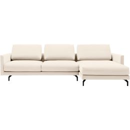 Ecksofa, B:280cm H:91cm T:172cm, wei&szlig;, CREATION BY ROLF BENZ, Wohnzimmer, Sofas, "CR.414, Designecksofa, Polsterecke, L-Form", wahlweise aus feinstem