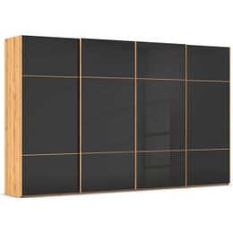 Schwebet&uuml;renschrank Rauch, B:360cm H:223cm T:68cm, schwarz, Holzwerkstoff, Schr&auml;nke, "Kleiderschrank Schrank Garderobe Schlafzimmerschrank