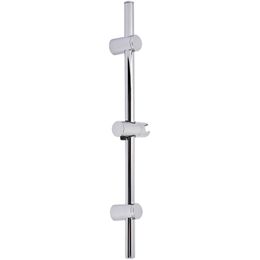 Duschstange ADOB, B:5cm T:8,5cm, silber, Duschkopfhalterungen, zum Ankleben, L&auml;nge 115 cm