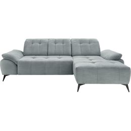 Ecksofa Home Affaire, B:280cmaqua, 100% Polyester, Wohnzimmer, Sofas, "Fiore"