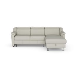 Sit & More Ecksofa SIT & MORE, B:257cm H:84cm T:166cm, wei&szlig;, Wohnzimmer, Sofas, "Freetown L-Form", inklusive Kopfteilverstellung und komfortablem Federkern