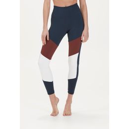 ENDURANCE ATHLECIA ATHLECIA Damen Lauftights "Sasham", bunt, Gr. 42, mehrfarbig, 81% Polyester, 19% Elasthan, Hosen, im angesagten Color-Blocking-Look