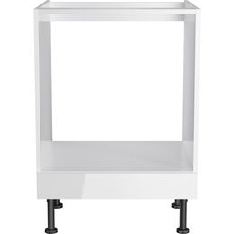 Herdumbauschrank Optifit, B:60cm H:87cm T:58,4cm, wei&szlig;, Holzwerkstoff, Schr&auml;nke, "Klara", Breite 60 cm