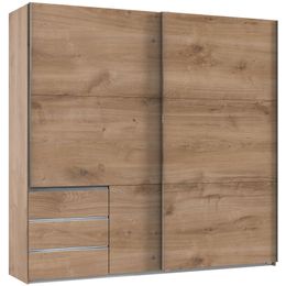 Schwebet&uuml;renschrank wimex, B:250cm H:236cm T:65cm, braun, Schr&auml;nke, "Level by fresh to go"