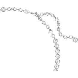 Swarovski Damen Collier "Imber Tennis", Metall, L: 45 B: 7mm, silber, Metall, B:7mm, Halsketten, mit Swarovski Kristall