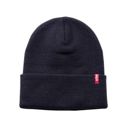 Levi's LEVI'S Damen Strickm&uuml;tze "EVERYDAY BEANIE", blau, Feinstrick, Kunstfaser, M&uuml;tzen