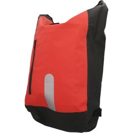 FISCHER BIKE FISCHER FAHRRAD Fahrradtasche, B/H/T: 43cm x 34cm x 7cm, rot, Taschen