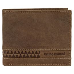 Bruno Banani Damen Geldb&ouml;rse, braun, Leder, unifarben, Kleinlederwaren, echt Leder