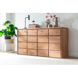 Kommode Home Affaire, B:172cm H:48cm T:100cm, beige, FSC-zertifiziertes Massivholz, Schlafzimmer, Sideboards, "Zetra Schubladenschrank, 4x