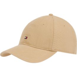 Tommy Hilfiger Herren Baseball Cap "TH FLAG SOFT 6 PANEL CAP"clayed pebble, unifarben, Web, Baumwolle, Caps, Mit festem Schirm