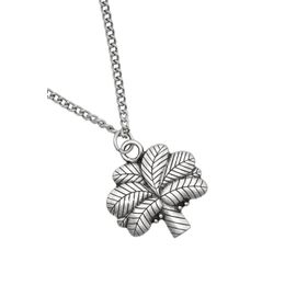 Damen Lange Kette "Palme", silber, Basic, Collezione Alessandro, Metall, Halsketten, mit XL Palmen Anh&auml;nger
