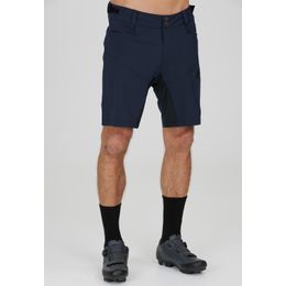 Endurance Herren Radhose "Jamal 2in1", blau, Gr. S, unifarben, 90% Polyester, 10% Elasthan, Hosen, mit herausnehmbarer Innentight