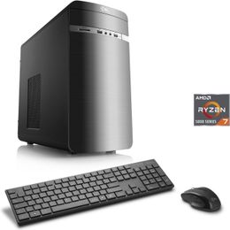 CSL Gaming-PC "Sprint V28514", Microsoft Windows 11 Home (64 Bit), 16 GB RAM 1.000 GB SSD, grau, Desktop-PCs