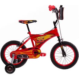 Huffy Kinderfahrrad, 24cm, 14 Zoll (35,56cm) hinten: 14 Zoll (35,56cm), rot, Fahrr&auml;der