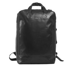 7CLOUDS Damen Laptoprucksack "Agal 7.3 M", schwarz, Polyethylen, Tarpaulin, Rucks&auml;cke, mit recyceltem PET