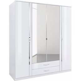Kleiderschrank wimex, B:180cm H:197cm T:58cm, wei&szlig;, Schlafzimmer, Schr&auml;nke, "Tromo"