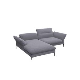 FLEXLUX "Salino, Funktionssofa mit Recamiere, Relaxsofa, Ecksofa" Sofa mit Arm- und Kopfteil-Verstellungen, Kaltschaum & Stahl-Wellen
