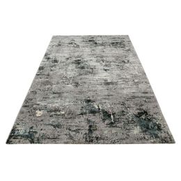Teppich Esprit, B:80cm H:12mm L:150cm, grau, Polyester, Polypropylen (PP), Wohnzimmer, Teppiche, "Vintage Feels, ESP-23678", dichter Kurzflor, Hoch
