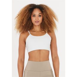 ENDURANCE ATHLECIA ATHLECIA Damen Sport-BH "Bloom", Gr. XS, wei&szlig;, 77% Polyamid, 23% Elasthan, unifarben, BHs, mit mittlerem Support