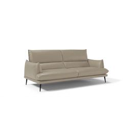 2,5-Sitzer Egoitaliano, B:210cm H:90cm T:95cm, wei&szlig;, Leder, Sofas, "FUNNY, hochwertiges und aktuelles Design, bequeme R&uuml;ckenlehne", toller Sitzkomfort