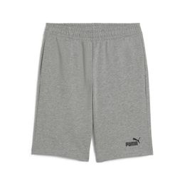 Puma M&auml;dchen Sporthose "ESS No. 1 Logo Jersey Shorts Jungen", grau, Gr. 128, unifarben, Obermaterial: 100% Baumwolle; Tasche &ndash; Oben: 100% Baumwolle,