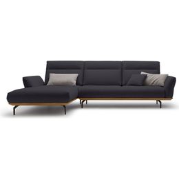 Ecksofa, B:318cm H:103cm T:183cm, schwarz, CREATION BY ROLF BENZ, Chenille COCO (72% Polyester 15% Baumwolle 13% Polyacryl), Wohnzimmer, Sofas,