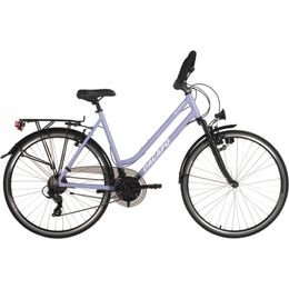 Dacapo Trekkingrad "Metropolis Trekkingrad Damen Alu-Rahmen 28''taubenblau RH 53 cm", 53cm, 28 Zoll (71,12cm) hinten: 28 Zoll (71,12cm), blau,