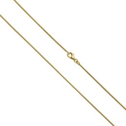 Vivance Damen Collierkettchen "333 Gold Schlangenkette", 40cm, Gold, L: 40 B: 1,2mm, gelb, Gold, B:1,2mm, Halsketten