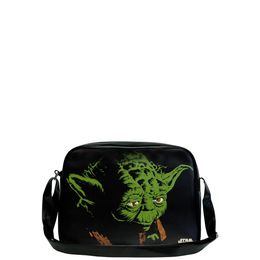 logoshirt Damen Schultertasche "Yoda - Krieg der Sterne", schwarz, Lederimitat, bedruckt, Taschen, mit coolem Yoda-Frontprint