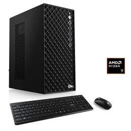 CSL PC "Mystic V24090", Microsoft Windows 11 Home (64 Bit), 16 GB RAM 1.000 GB SSD, schwarz, B&uuml;ro, Desktop-PCs