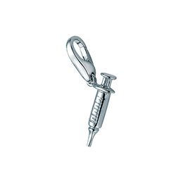 Damen Charm-Einh&auml;nger "Spritze, Silber 925", silber, Giorgio Martello MILANO, Silber 925 (Sterlingsilber), Charms