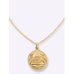 Lady Damen Kettenanh&auml;nger, Gelbgold 375, gold, Gelbgold 375, Schmuckanh&auml;nger