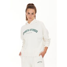 ENDURANCE ATHLECIA ATHLECIA Damen Kapuzensweatshirt "Studio", wei&szlig;, Gr. 46, unifarben, 90% Baumwolle, 10% Polyester, Sweatshirts, mit atmungsaktiver Eigenschaft