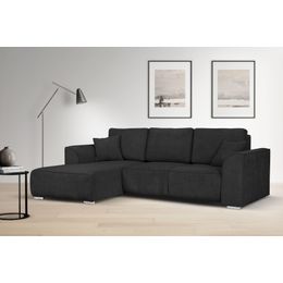 OTTO home "BEATRICE optionale Schlafsofa mit Bettkasten, B/T/H: 265/170/86 cm" L-Form, wahlweise auch mit Bettfunktion und Bettkasten