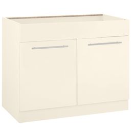 Wiho-K&uuml;chen Sp&uuml;lenschrank WIHO K&Uuml;CHEN, B:100cm H:82cm T:57cm, beige, K&uuml;che, Schr&auml;nke, "Flexi2", Breite 100 cm