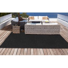 ANDIAMO Kunstrasen "Black", B : 200cm 1 Stk., 15mm, L: 300cm, schwarz, Garten, Teppiche, Wetterfest, Balkon geeignet, integrierte Drainage, Garten,
