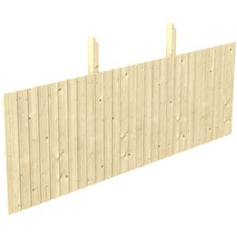 Skan Holz Carport-R&uuml;ckwand SKANHOLZ, B:550cm H:180cm, beige, Holzwerkstoff, Gartenhaus-Seitenw&auml;nde, aus Deckeschalung 20x120mm