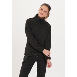 WHISTLER Damen Softshelljacke "Covina", schwarz, Gr. 48, unifarben, 94% Polyester, 6% Elasthan, Jacken, mit wasser- und winddichtem Funktionsmaterial