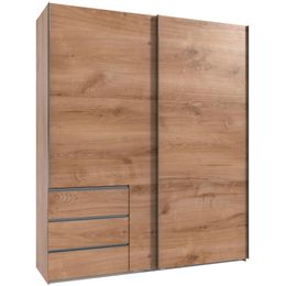 Schwebet&uuml;renschrank wimex, B:200cm H:236cm T:65cm, braun, Schr&auml;nke, "Level by fresh to go"