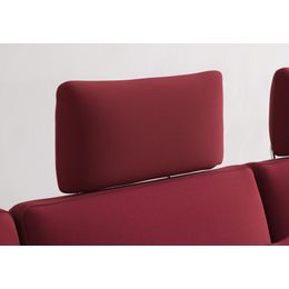 Sit & More Kopfst&uuml;tze SIT & MORE, B:50cm H:25cm T:12cm, rot, Polsterauflagen, "Lindholm"