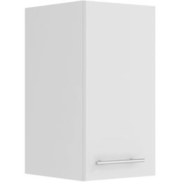 H&auml;ngeschrank Optifit, B:30cm H:57,6cm T:34,6cm, wei&szlig;, Holzwerkstoff, K&uuml;che, Schr&auml;nke, "Bella", Breite 30 cm, 1 T&uuml;r, 1 Einlegeboden