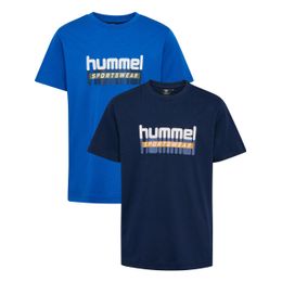 Hummel "hmlTUKAS T-SHIRT S/S 2-PACK" Packung, 2 Stk. f&uuml;r Kinder