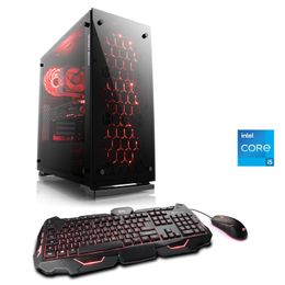 CSL Gaming-PC "Speed V25137", Microsoft Windows 11 Home (64 Bit), 16 GB RAM 1.000 GB SSD, schwarz, Desktop-PCs