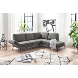 Ecksofa 3C CANDY, B:288cm H:87cm T:223cm, grau, 54% Polyacryl, 46% Polyester, Wohnzimmer, Sofas, "Kairo Multifunktion-Sofa, bequem und viele