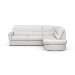 Sit & More Ecksofa SIT & MORE, B:243cm H:87cm T:155cm, silber, Wohnzimmer, Sofas, "Panini L-Form", wahlweise mit Vorziehsitz und Bettkasten