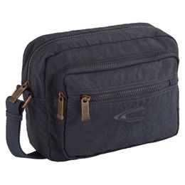 Camel Active Herren Umh&auml;ngetasche "Journey", blau, Polyester, aufgeraut, bestickt, clean, unifarben, Taschen, aus leichtem robusten Nylon, funktional