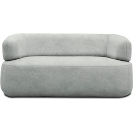 2-Sitzer DOMO collection, B:160cm H:71cm T:86cm, grau, 95% Polyester, 5% Nylon, Sofas, "800012 Designsofa, komfortabel und elegant, organische